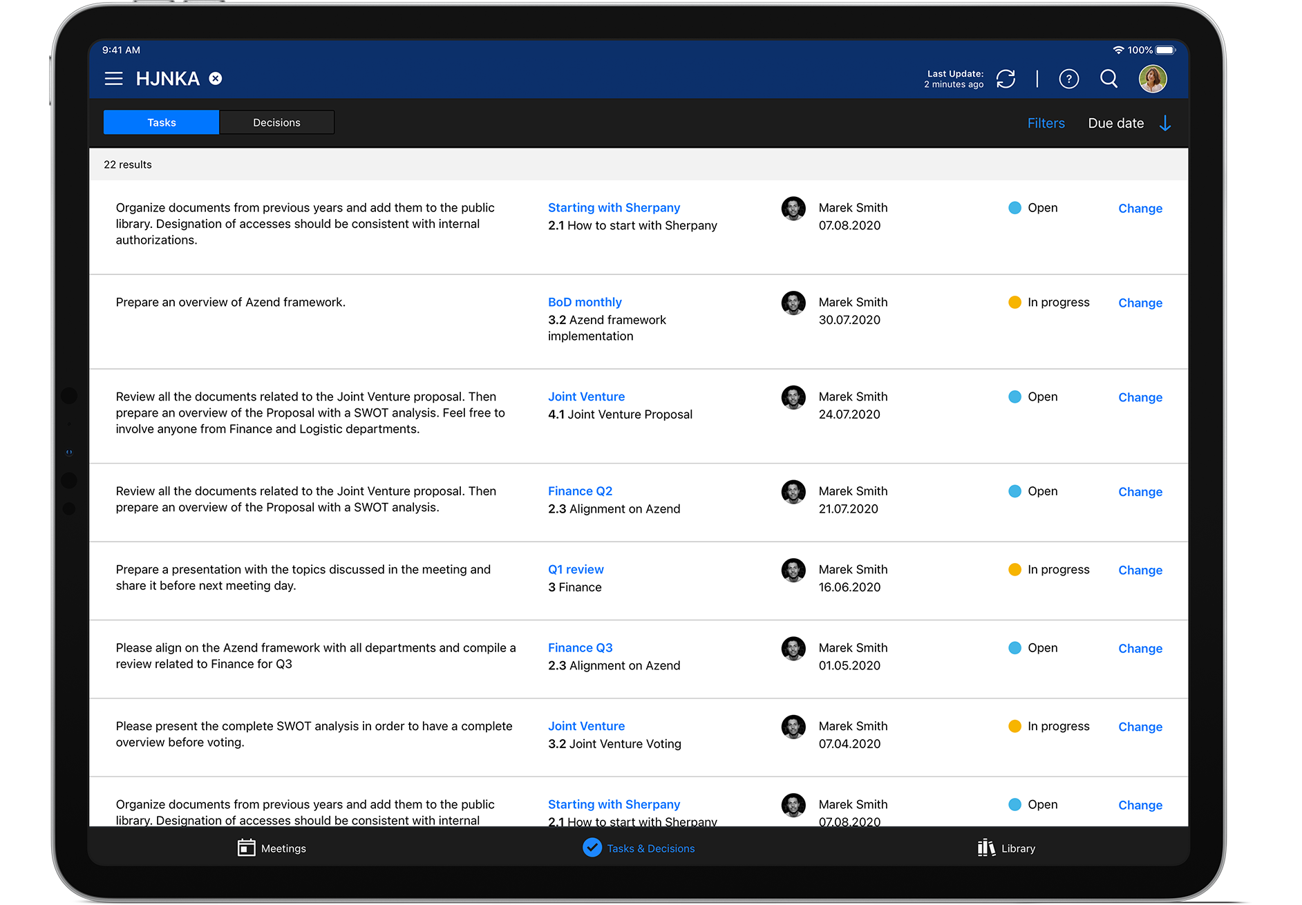 Meeting Management Software | Sherpany | Sherpany